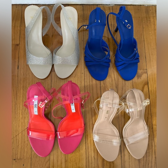 Zara | Shoes | Zara Royal Blue High Heel Pumps Size 7 | Poshmark